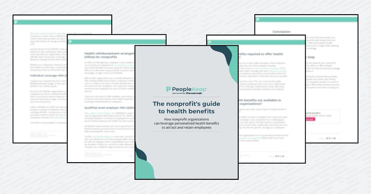 The nonprofit's guide to health benefits